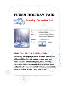 ANNUAL FUUSN HOLIDAY FAIR - Newton Beacon
