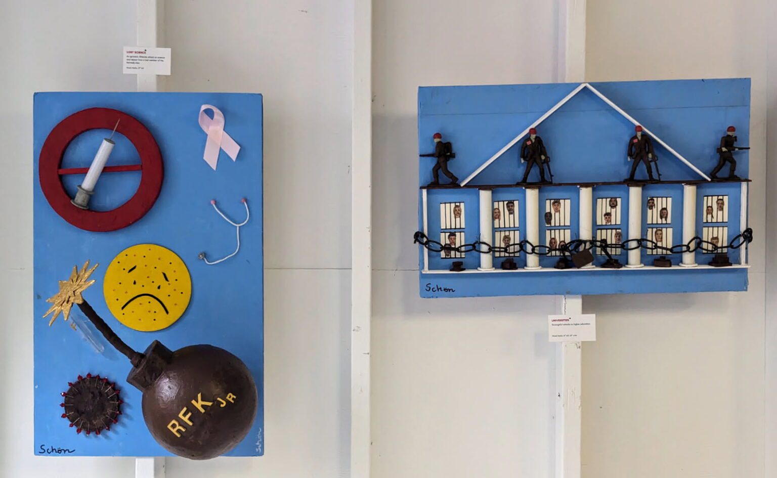 Newton sculptor Nancy Schon has gone from ducklings to dissent in the ...