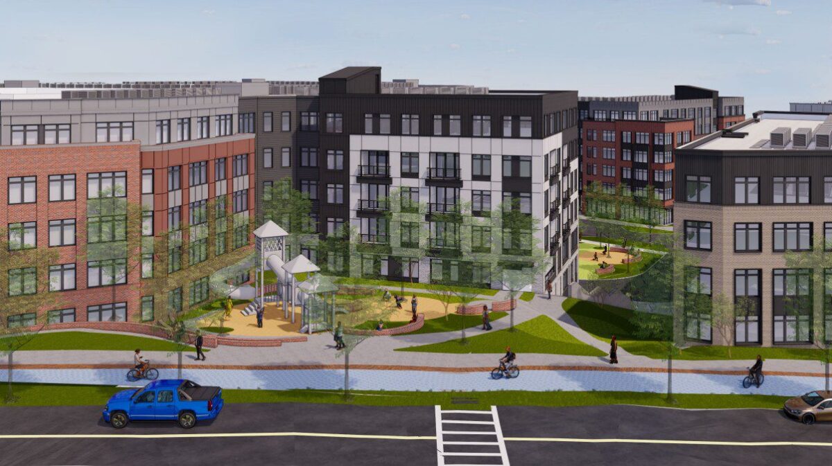 Riverside plan highlights complexity of Newton's post-pandemic office ...
